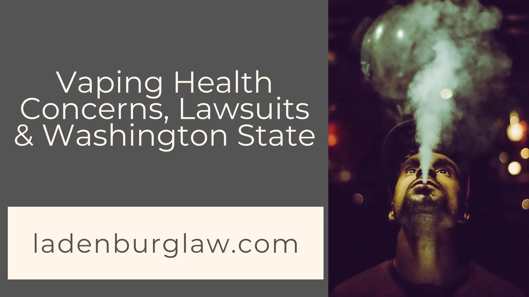 Vaping Health Concerns Lawsuits And Washington State